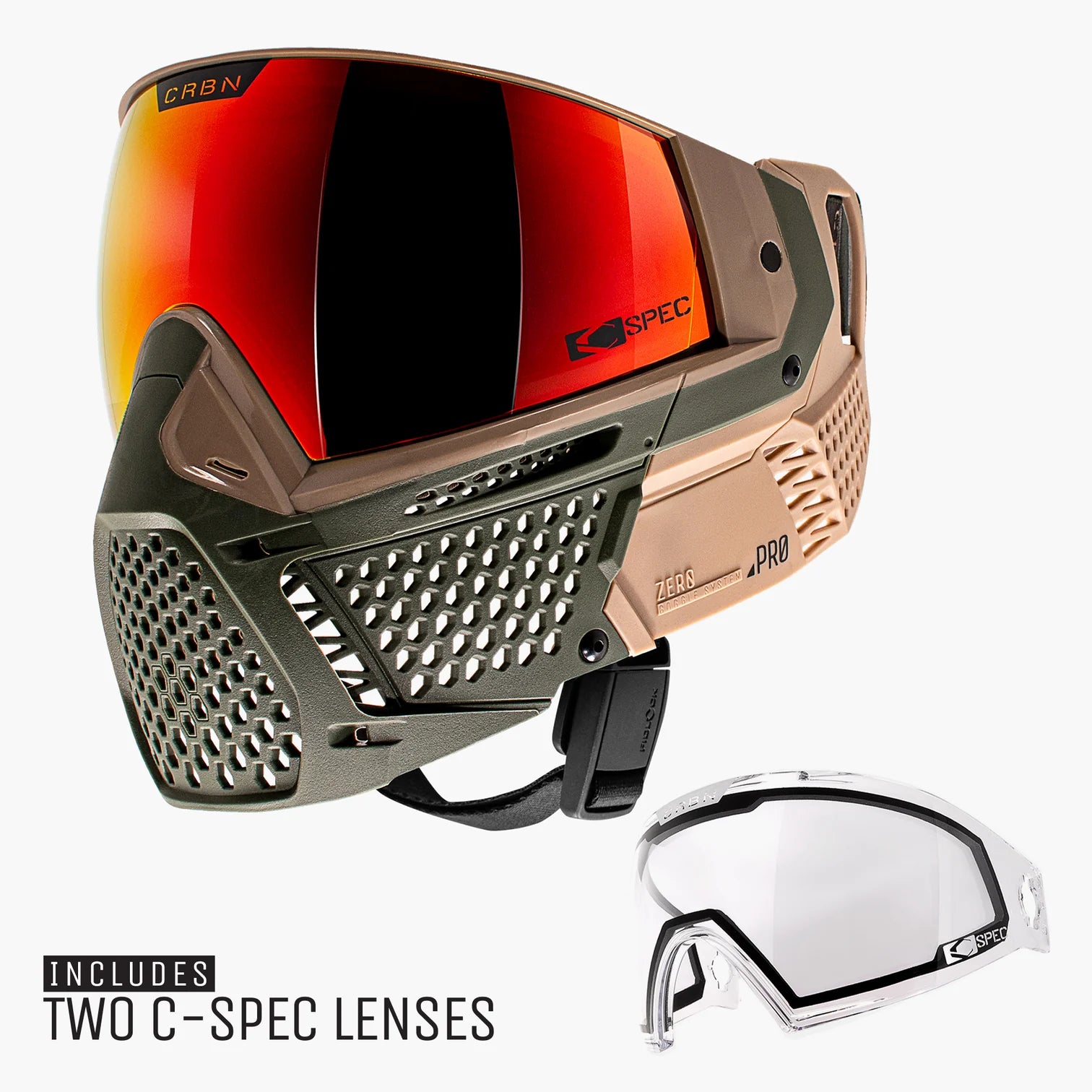 CRBN Goggle Zero Pro Safari- Compact – Realstrike Arena